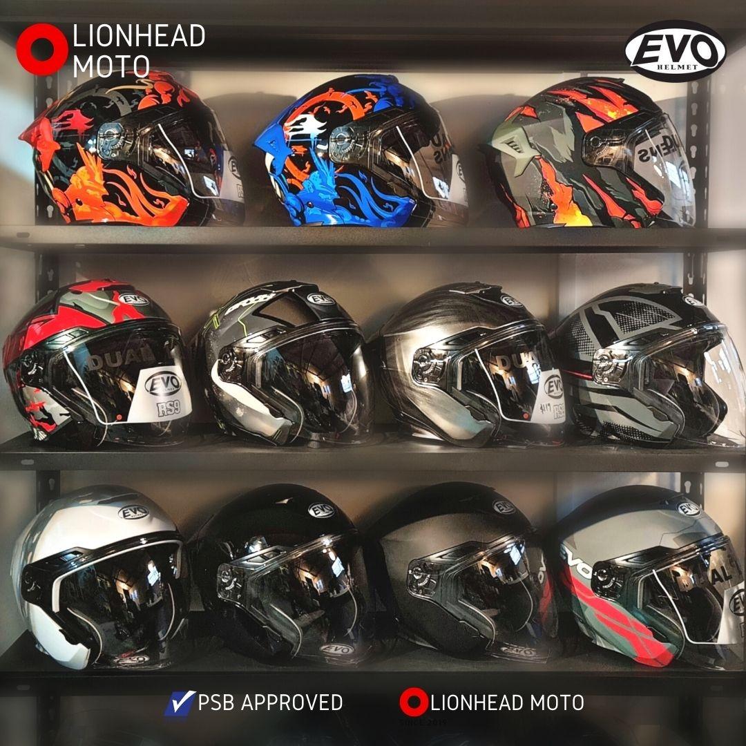 EVO HELMET PSB APPROVED FREE DELIVERY, Motorcycles, Motorcycle ...