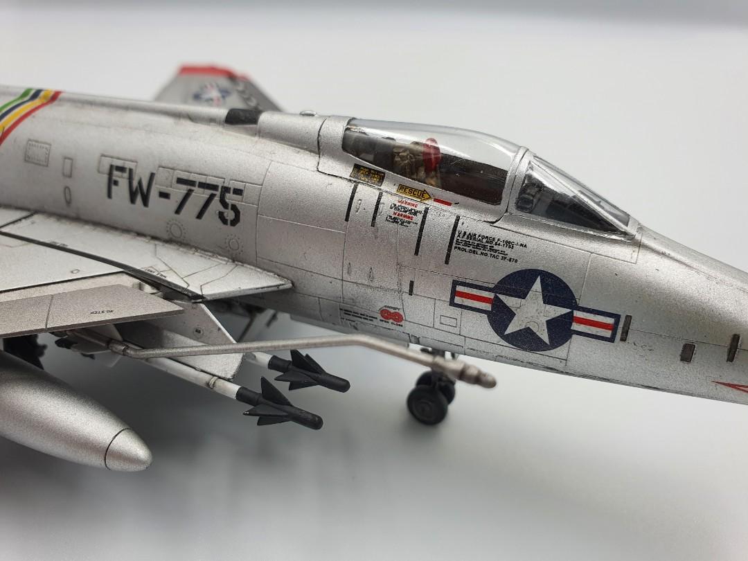 F100 Super Sabre 1/72 aircraft model kit assembled, Hobbies & Toys ...