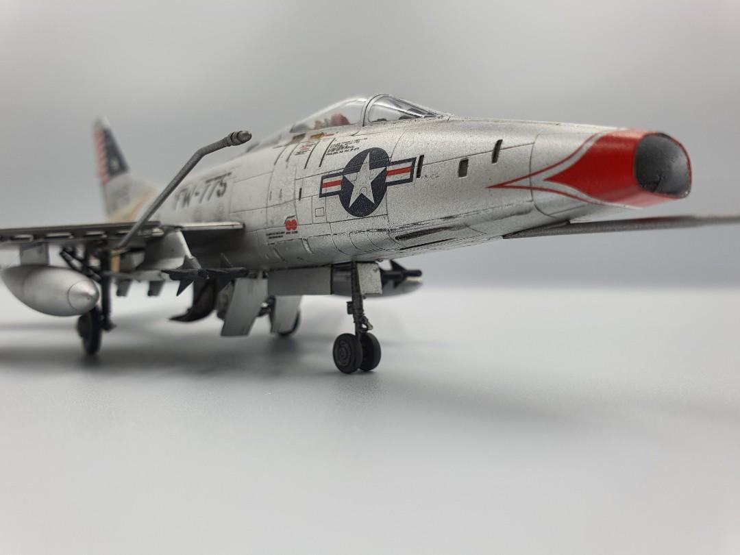 F100 Super Sabre 1/72 aircraft model kit assembled, Hobbies & Toys ...
