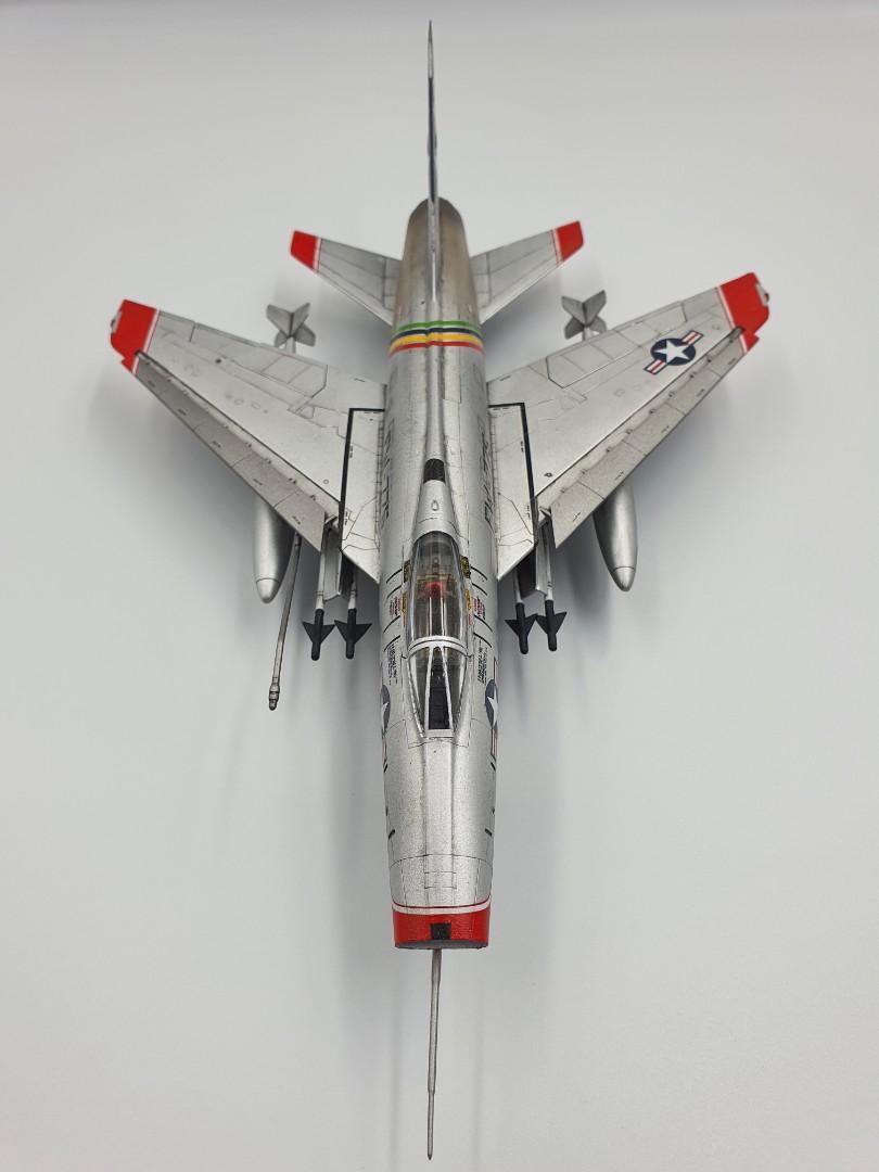 F100 Super Sabre 1/72 aircraft model kit assembled, Hobbies & Toys ...