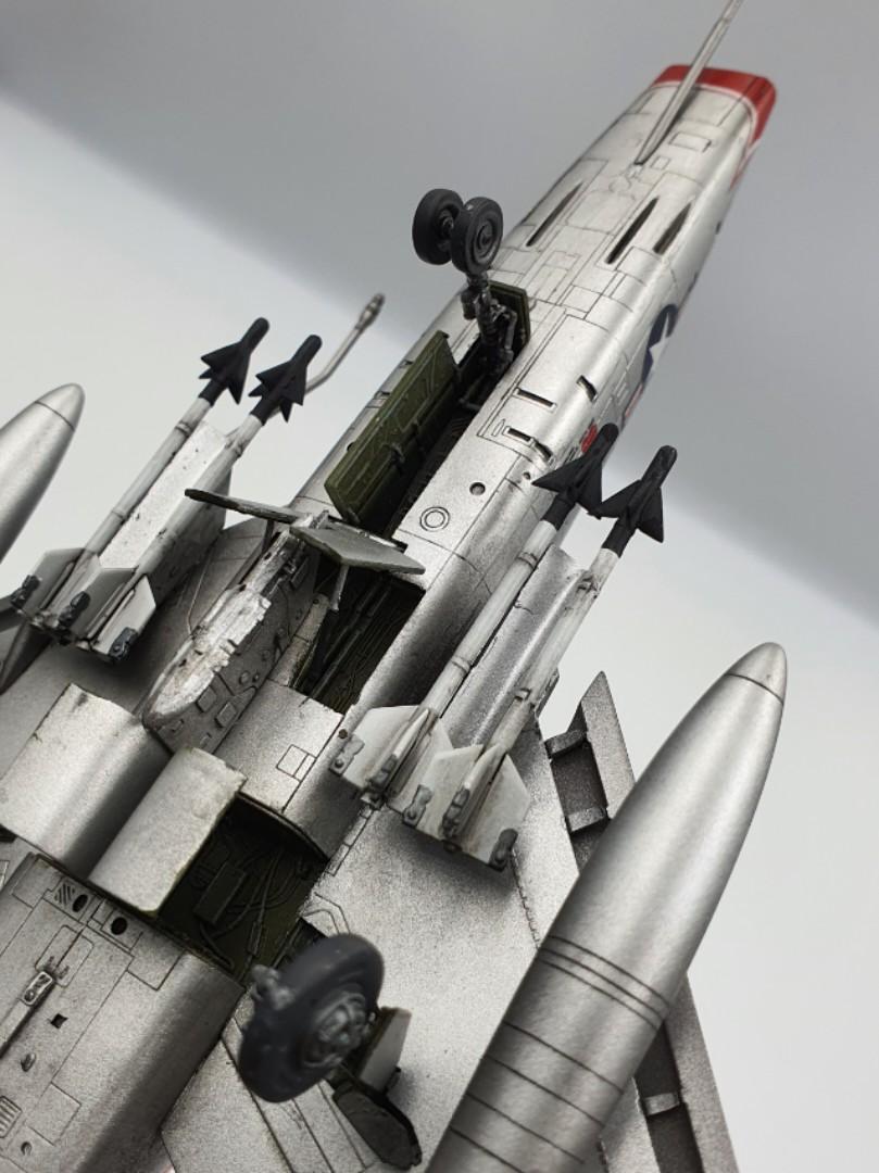 F100 Super Sabre 1/72 aircraft model kit assembled, Hobbies & Toys ...