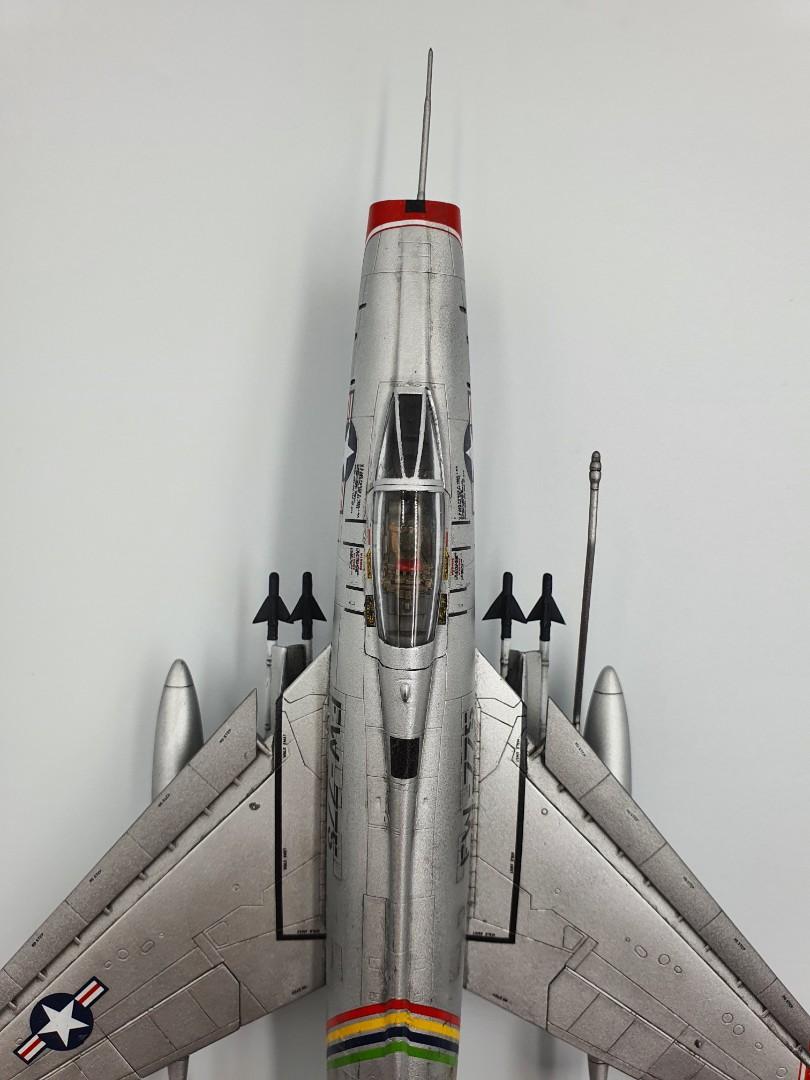 F100 Super Sabre 1/72 aircraft model kit assembled, Hobbies & Toys ...