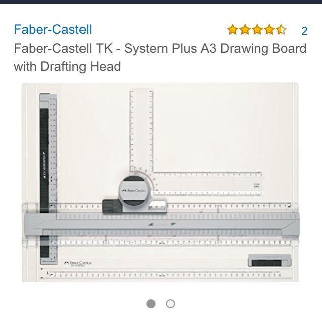 Faber Castell TK System plus A3 Drawing Board with Drafting Head (Drawing board TK-PLUS A3+D ...