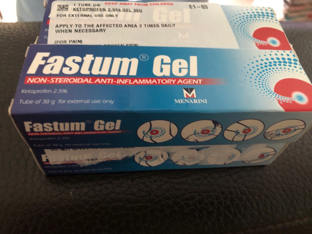 Fastum Gel Non-steroidal anti-inflammatory agent, Health & Nutrition ...
