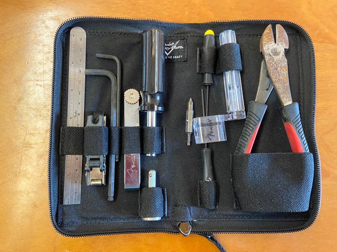 Fender Custom Shop Guitar Tool Kit by CruzTools, Black, 興趣及遊戲, 音樂樂器 ...