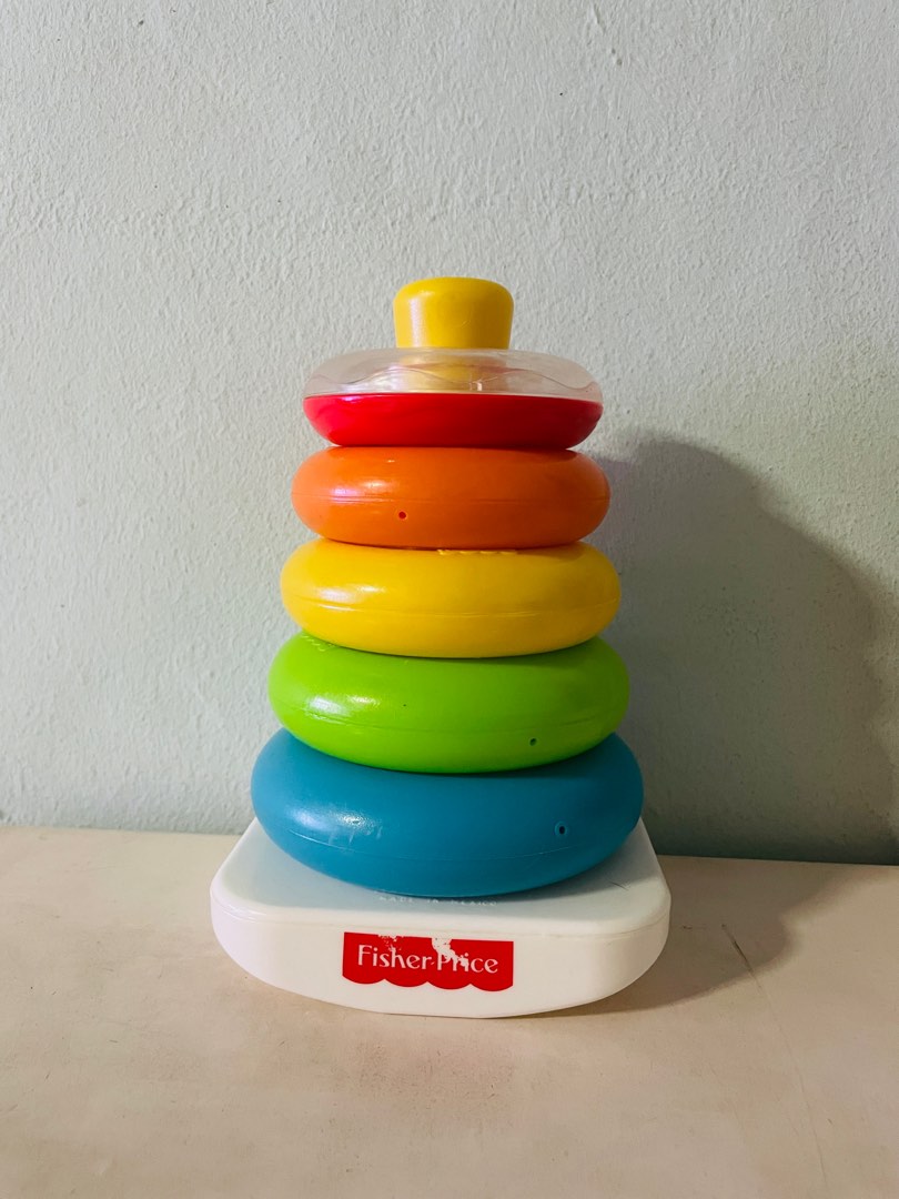 Fisher Price Rocking Stacking toy, Babies & Kids, Infant Playtime on ...