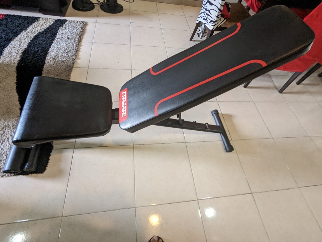 FITMATE Foldable Workout Bench, Sports Equipment, Exercise & Fitness ...