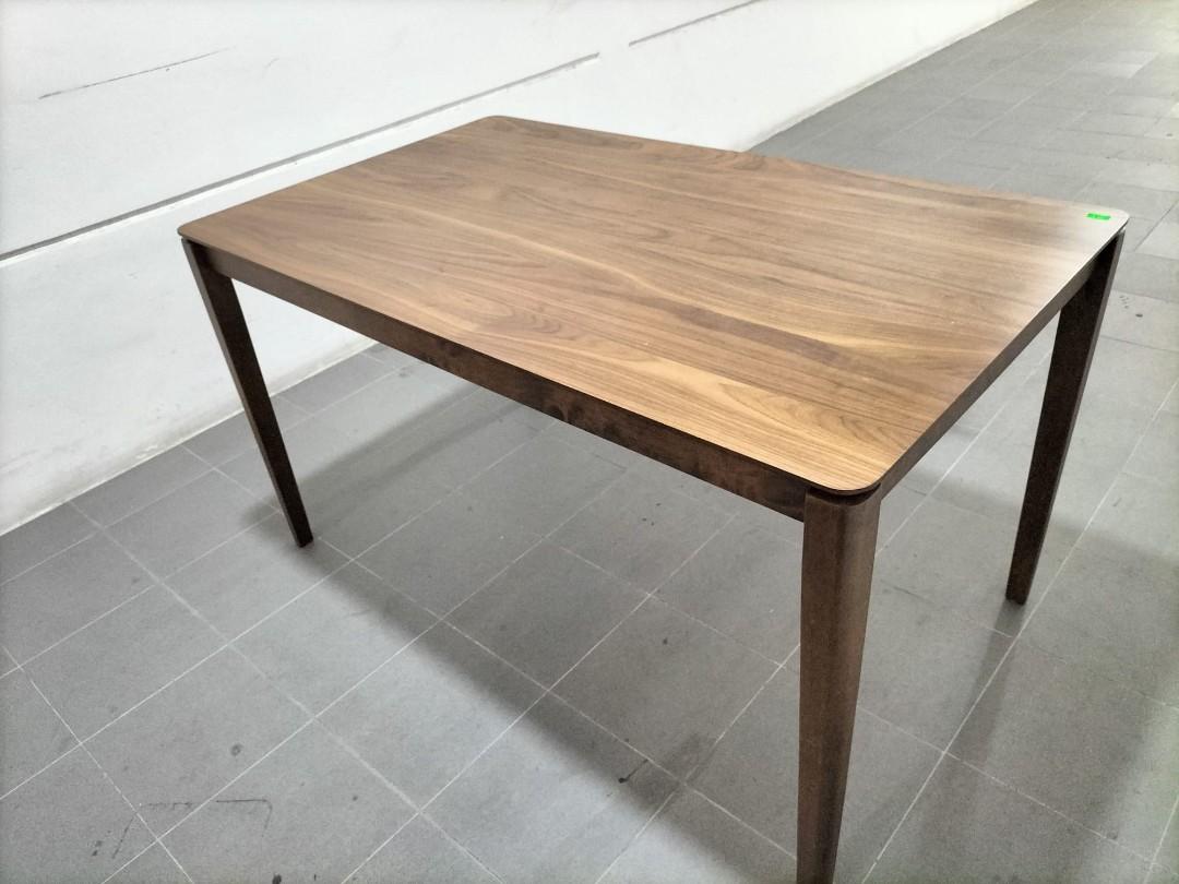 FODRO Dining Table in WALNUT, Furniture & Home Living, Furniture ...