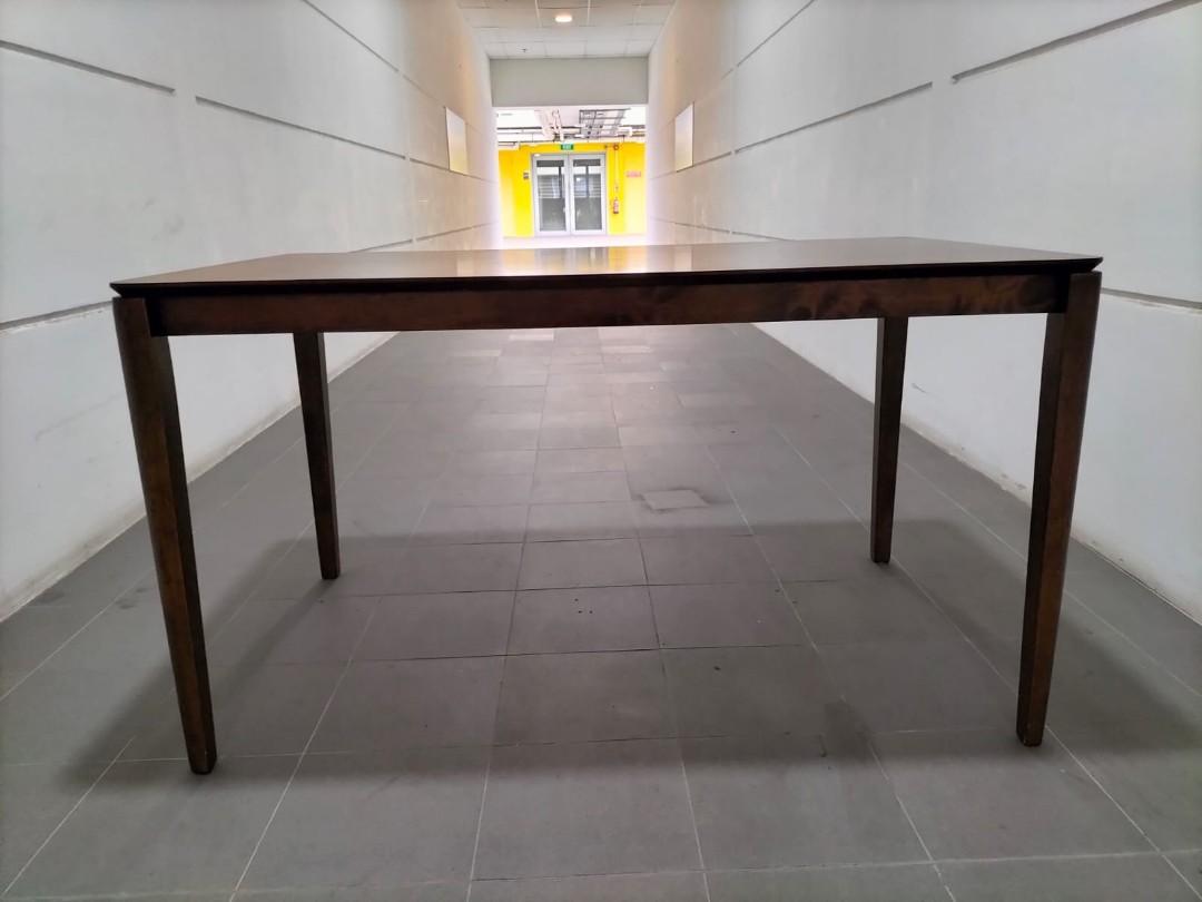 FODRO Dining Table in WALNUT, Furniture & Home Living, Furniture ...