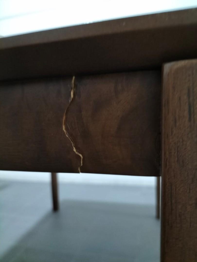 FODRO Dining Table in WALNUT, Furniture & Home Living, Furniture ...