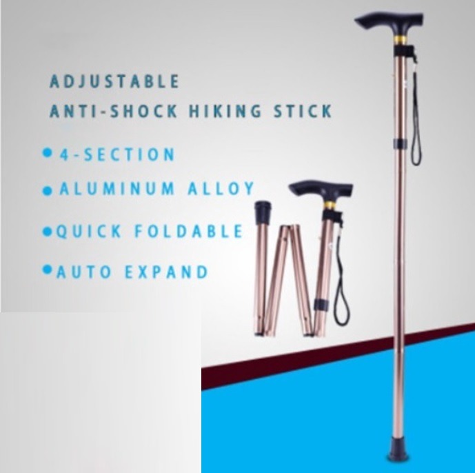 Folding Cane Foldable Adjustable Lightweight Aluminum Walking Cane ...