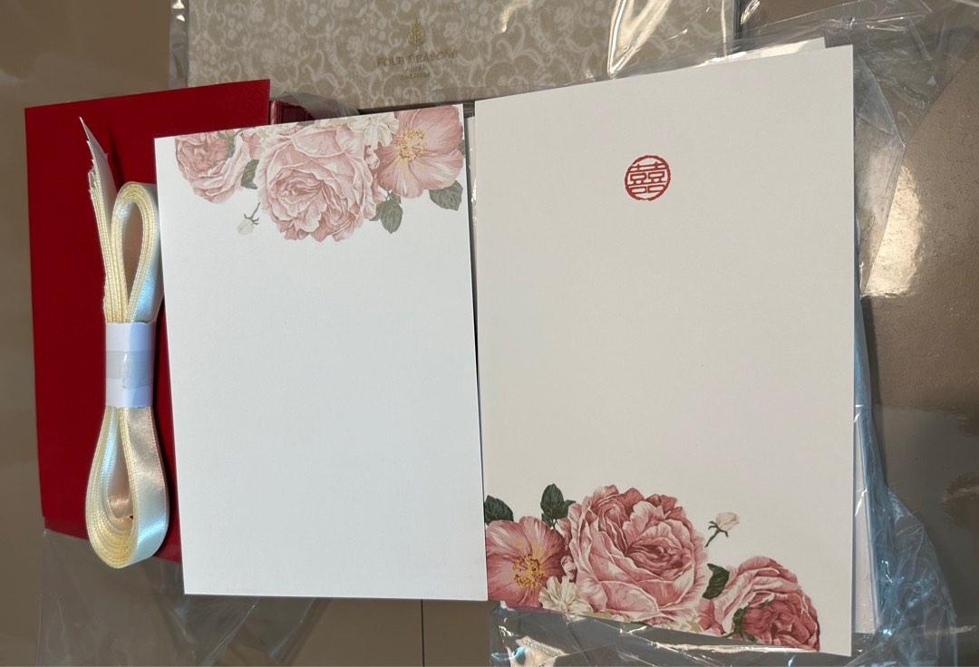 Four Seasons Wedding Invitation Cards, Hobbies & Toys, Stationery ...