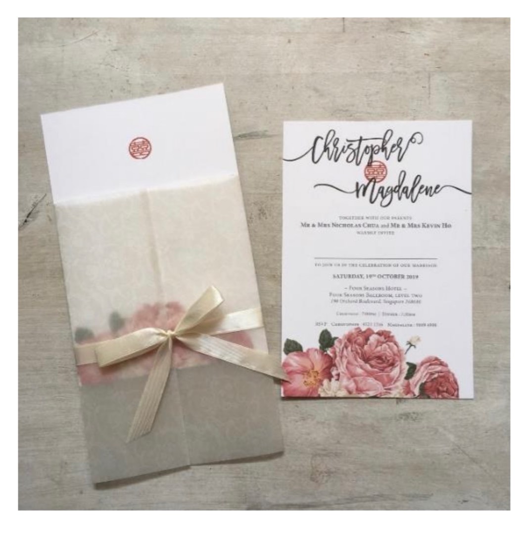 Four Seasons Wedding Invitation Cards, Hobbies & Toys, Stationery ...