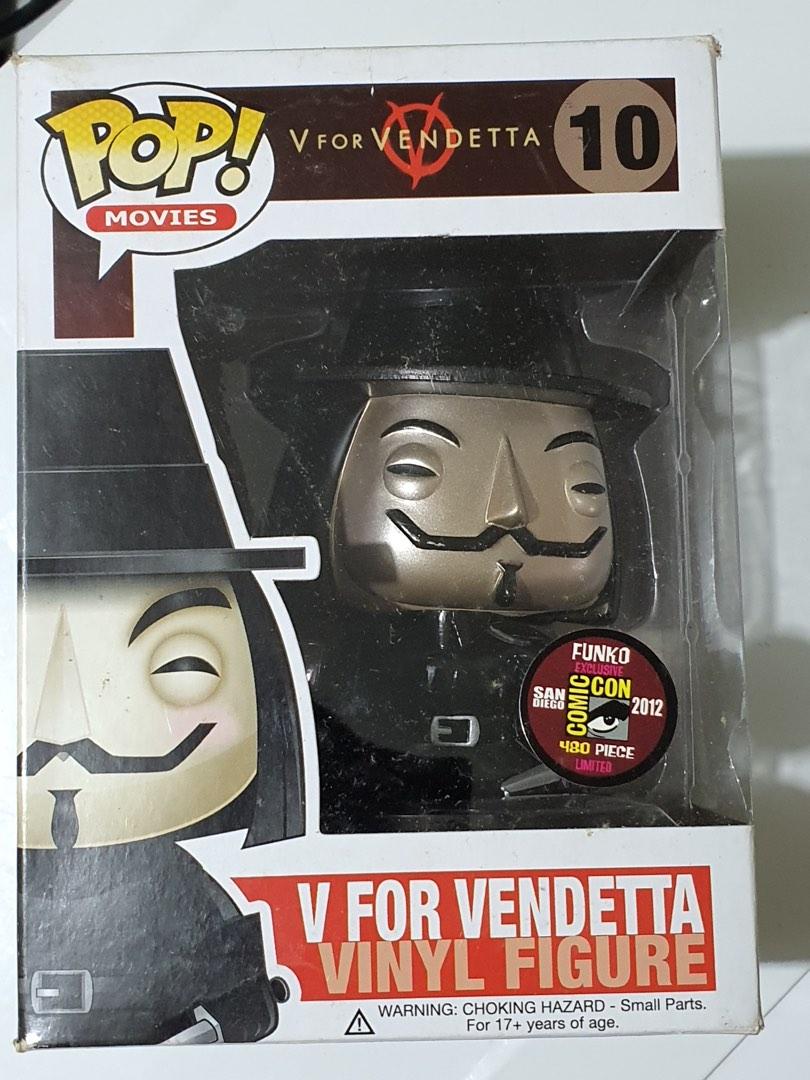 Funko Pop V For Vendetta metallic #10, Hobbies & Toys, Toys & Games on ...