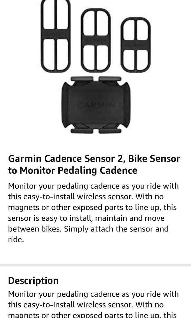 Garmin cadence sensor 2, Sports Equipment, Bicycles & Parts, Parts ...