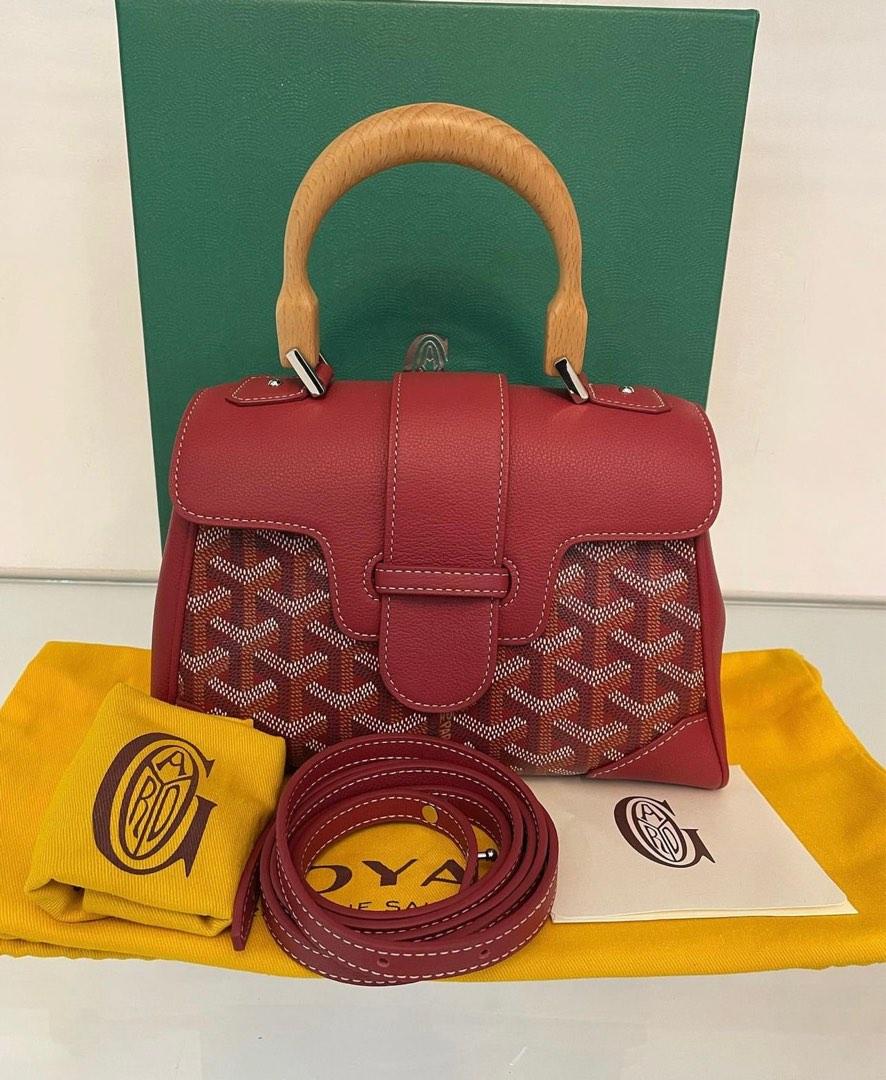 Goyard Mini Saigon Red, Luxury, Bags & Wallets on Carousell