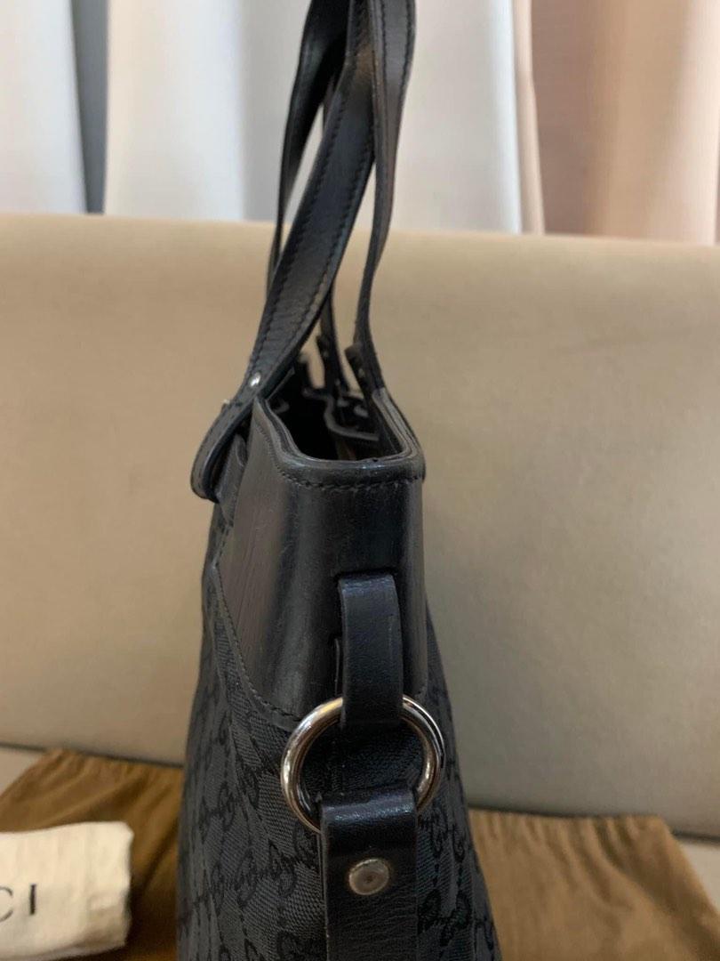 Gucci Monogran Canvas & Leather Tote Bag, Luxury, Bags & Wallets on ...