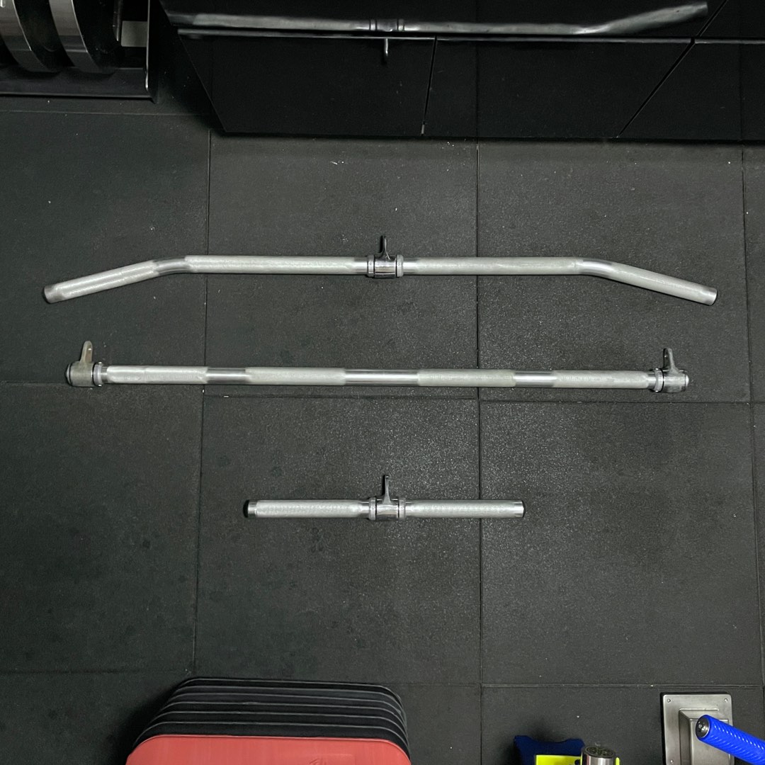 gym Handle Tricep Rope Cable Tricep Press Down LAT Pull Down Bar Rowing ...