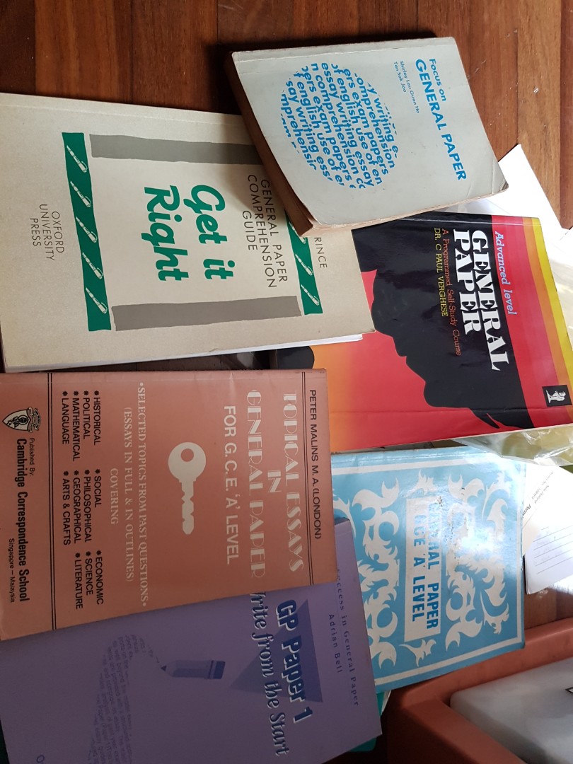 H1 GP books from the PAST (1980s-2000s), Hobbies & Toys, Books & Magazines, Textbooks on Carousell