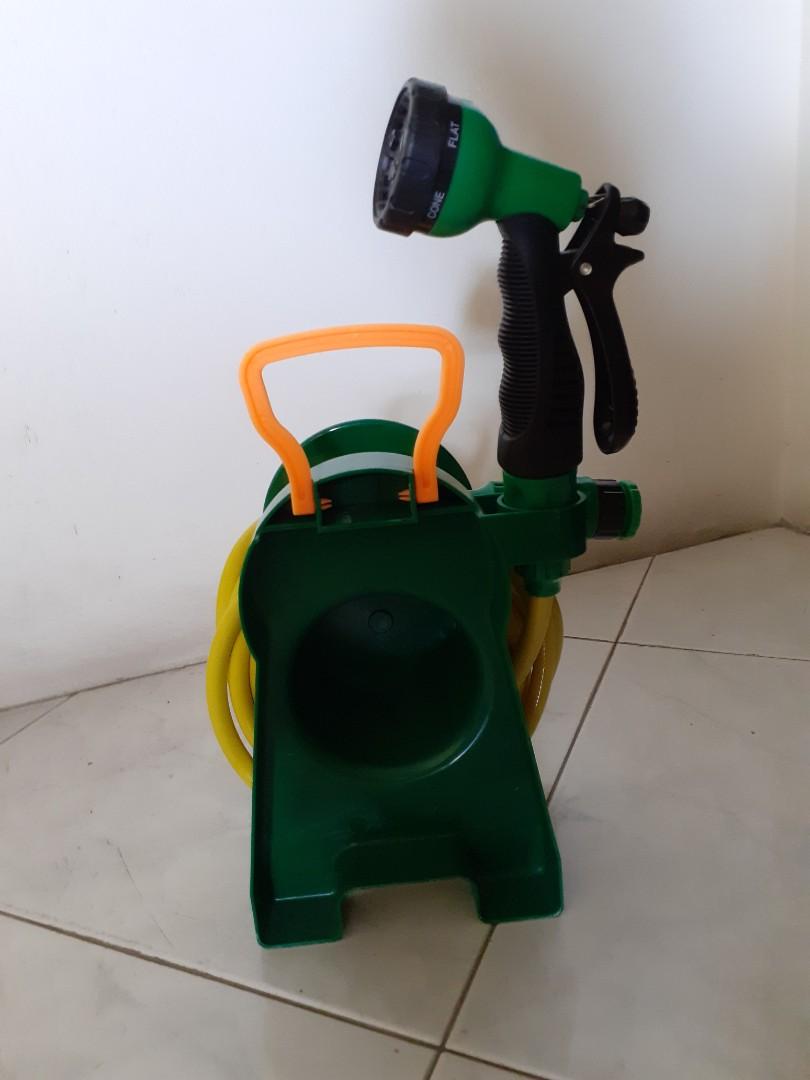 Handy Mini Watering Hose Reel, Furniture & Home Living, Gardening, Hose ...