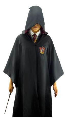 HARRY POTTER Robe Costume Gryffindor Adults Extra Large XL Red Fabric ...