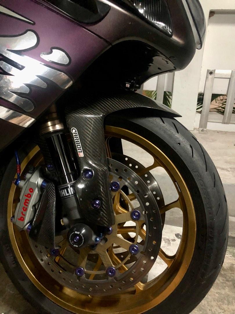 Hayabusa Gen2 carbon front fender, Motorcycles, Motorcycle Accessories ...