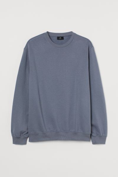 H&M Essentials. No.5 Sweatshirt, Men's Fashion, Tops & Sets, Tshirts & Polo Shirts on Carousell