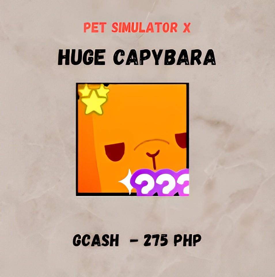 HUGE CAPYBARA - Pet Simulator X (Read description for more INFO), Video ...