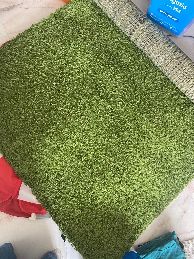 Ikea green rug, Furniture & Home Living, Home Decor, Carpets, Mats ...