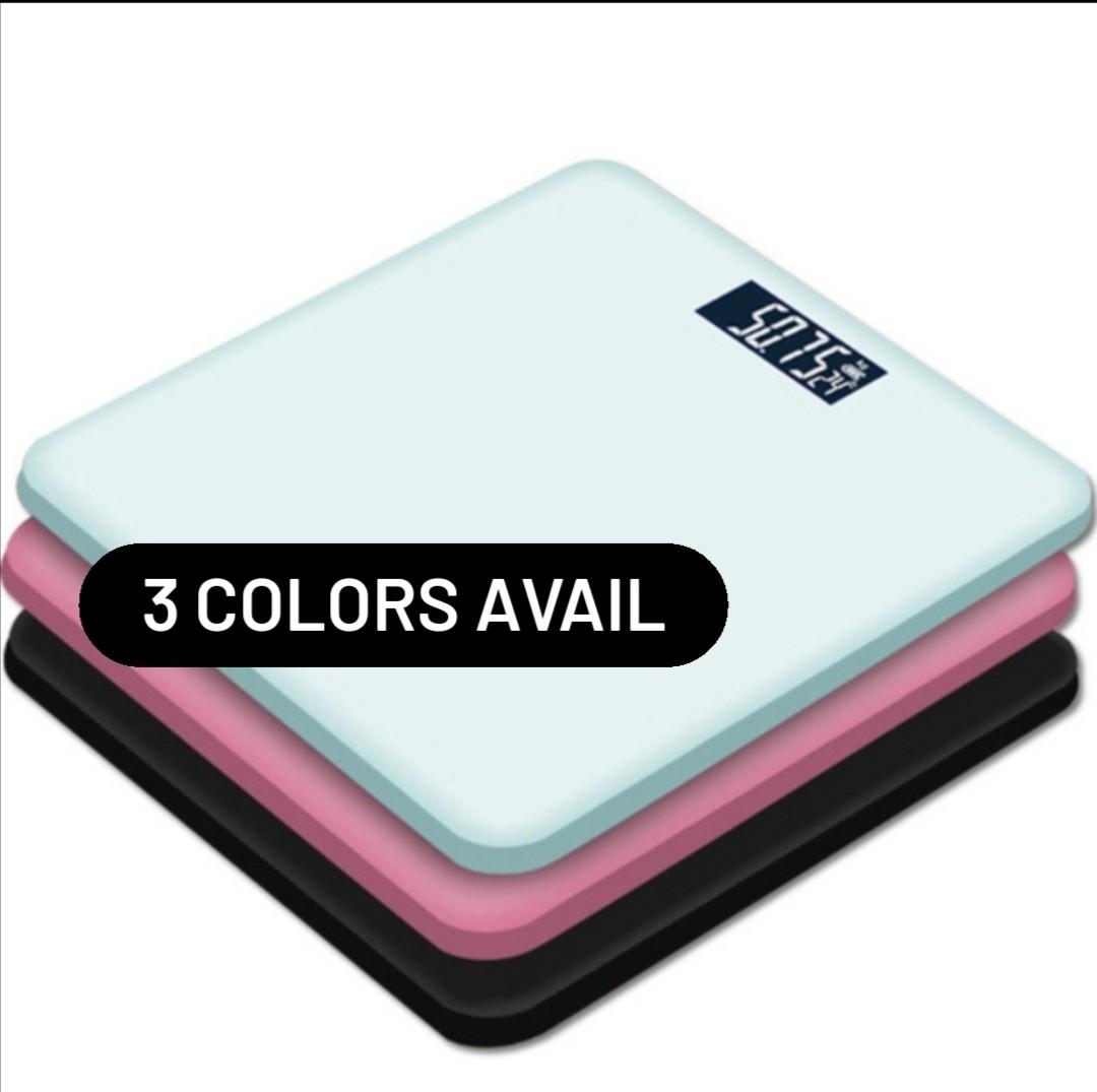 INSTOCK Minimalist basic plain black white pink weighing scale / home ...