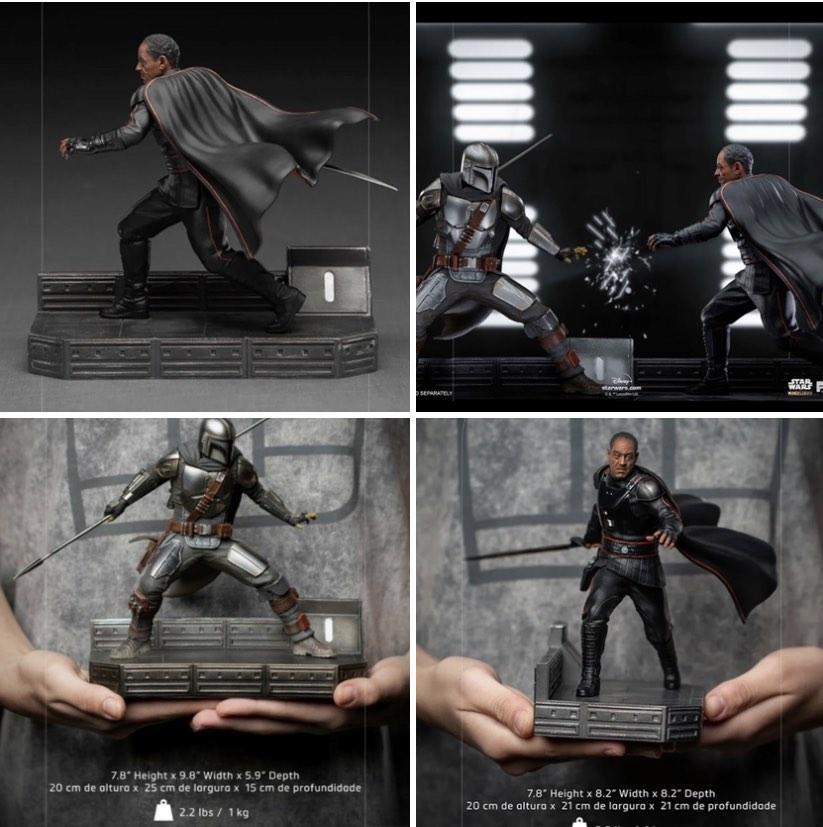 Iron studios MANDALORIAN and Moff Gideon 1:10 STATUE, Hobbies & Toys ...