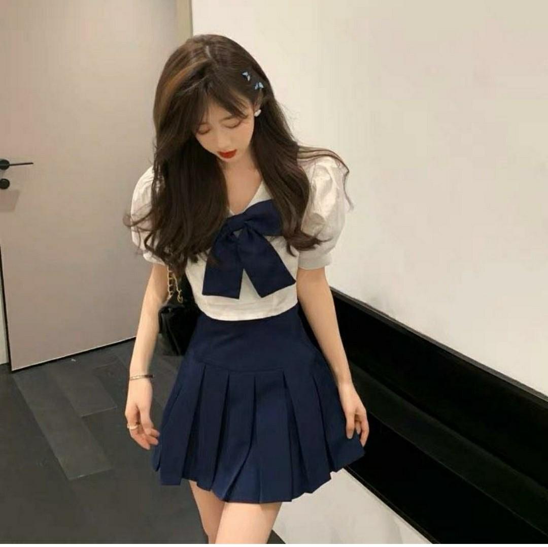 Japanese school girl outfit, Women's Fashion, Dresses & Sets, Sets or ...