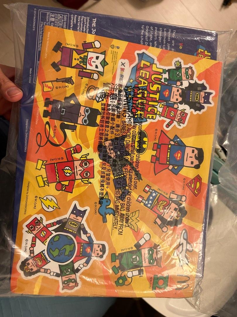 全新justice league x korejan irob 正義聯盟 麥當勞, 興趣及遊戲, 玩具 & 遊戲類 - Carousell