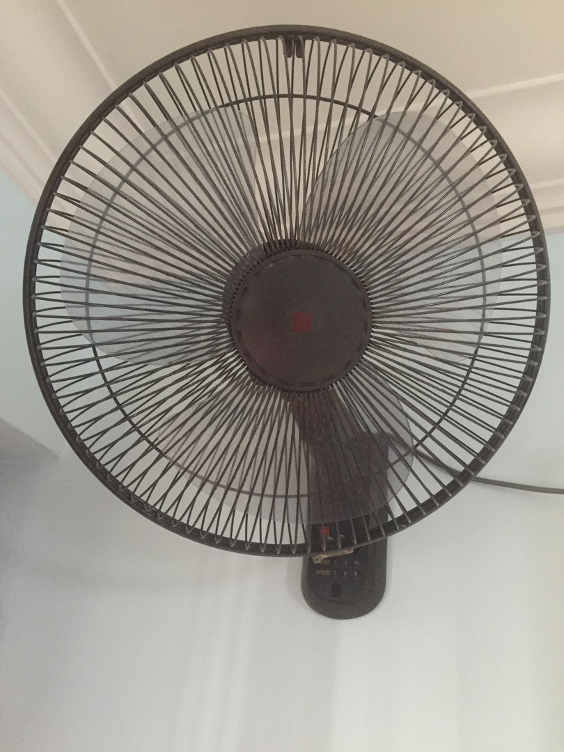 KDK 16’ Wall Fan c/w Remote and Wall Bracket (1 unit available), TV ...