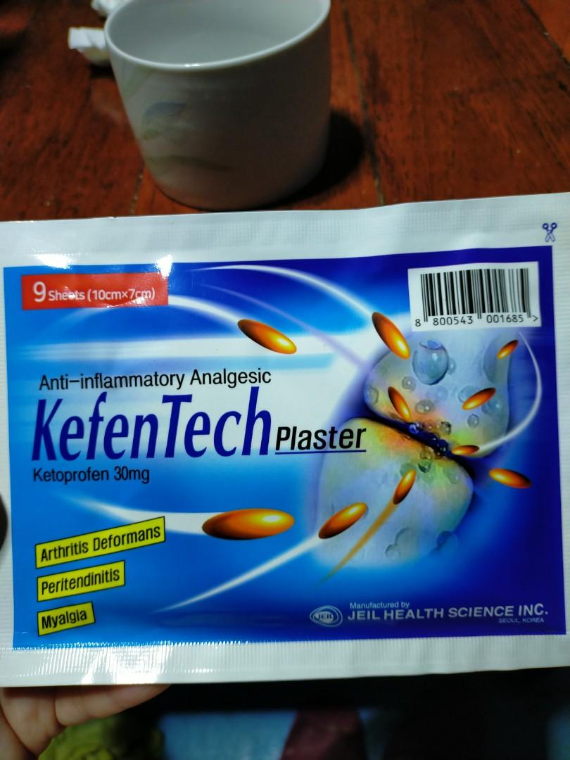 Kefentech plaster anti inflammatory, Health & Nutrition, Medical ...