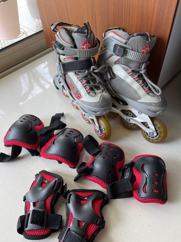 Kids Radius Rollerblades and pads, Sports Equipment, Sports & Games ...
