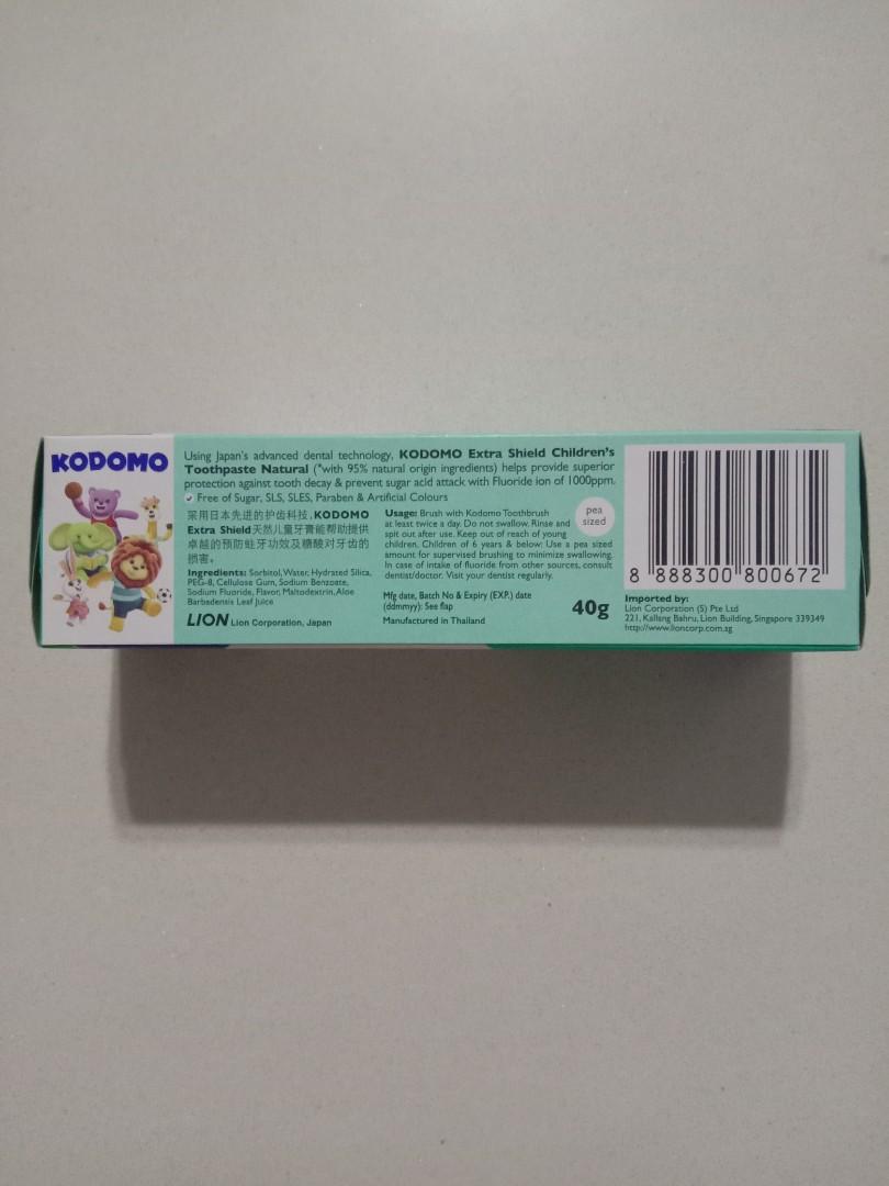 [free mailing] Kodomo Children's Toothpaste - extra shield fruity fresh, Beauty & Personal Care ...