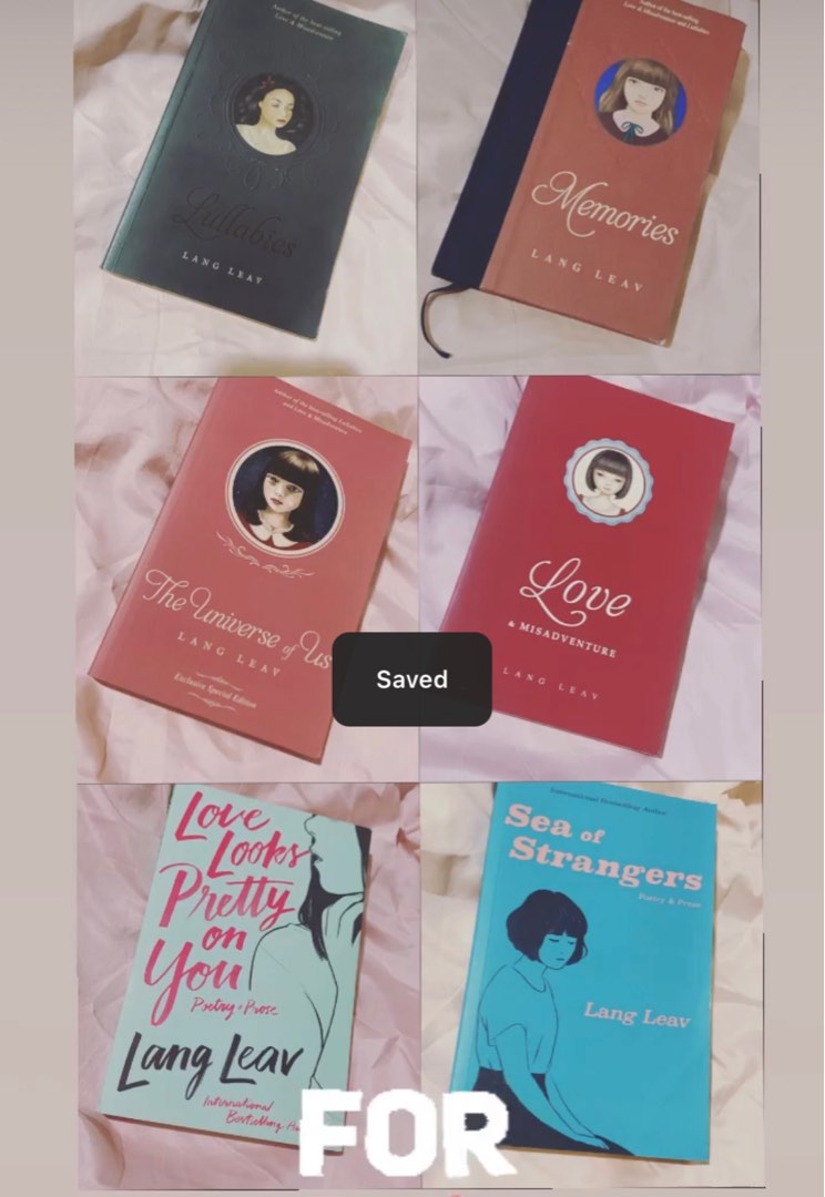 LANG LEAV COLLECTION, Hobbies & Toys, Books & Magazines, Fiction & Non ...