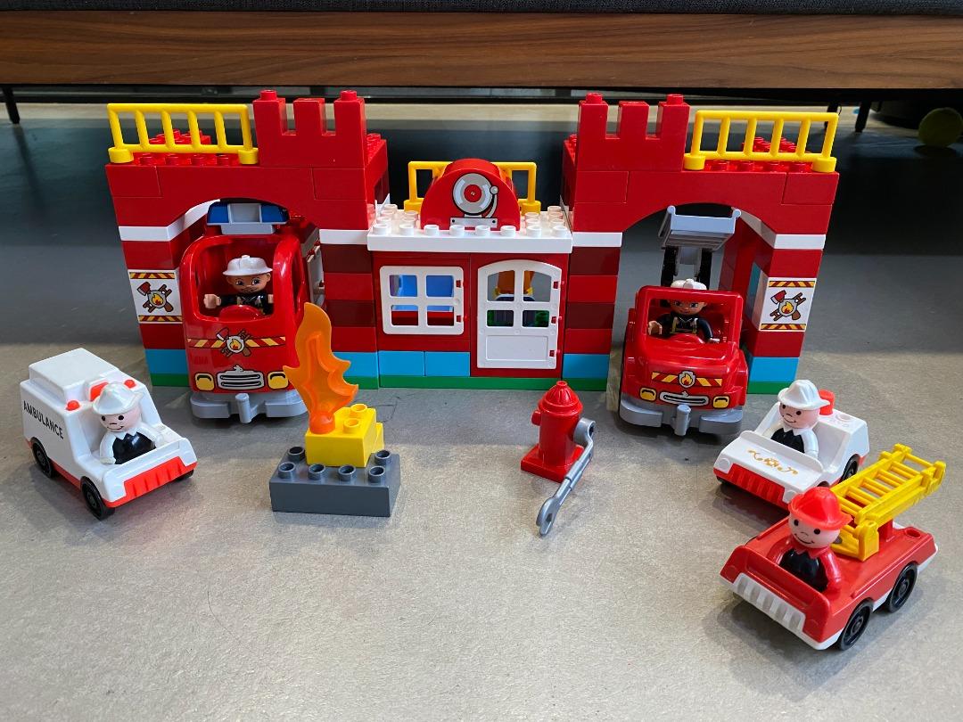 LEGO Duplo (Original) Fire Station Set, Hobbies & Toys, Toys & Games on Carousell