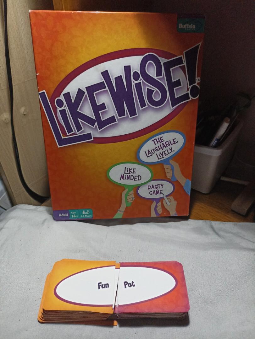Likewise! Party Game, Hobbies & Toys, Toys & Games on Carousell