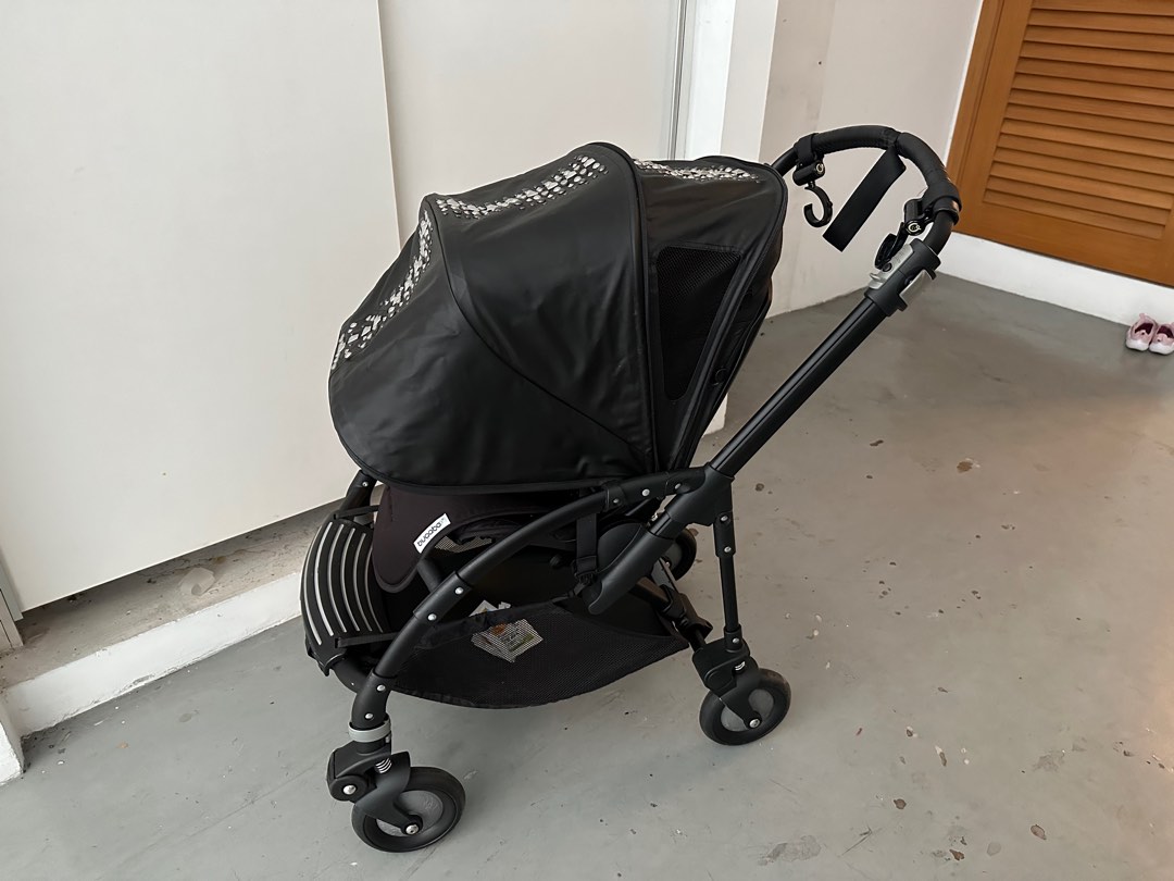 Limited edition Diesel Bugaboo Bee 3 Black stroller, Babies & Kids ...
