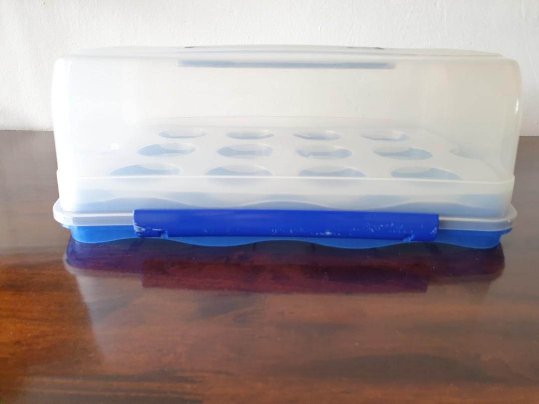 Lock & Lock Cake Box with Cupcake Tray, Furniture & Home Living ...