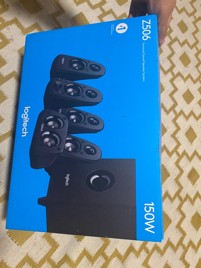 Logitech Z Surround Sound Speaker System Brand New In Box Audio Soundbars Speakers