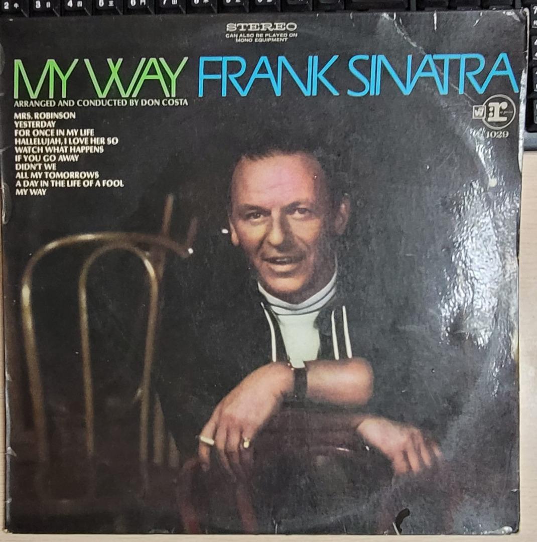 LP 黑膠 FRANK SINATRA MY WAY 1969舊美版 英文碟, 興趣及遊戲, 音樂樂器 & 配件, 音樂與媒體 - 黑膠碟 - Carousell