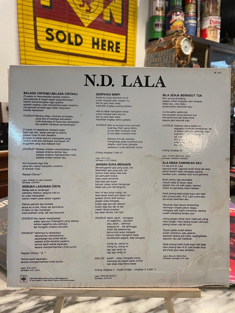 Lp ND Lala, Hobbies & Toys, Music & Media, Vinyls on Carousell