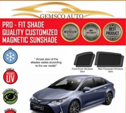 Magnetic Sun shade for Toyota Altis 12th Gen, Car Accessories ...