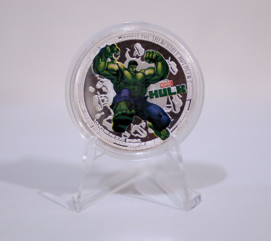 Marvel Collection Coin - Hulk, Hobbies & Toys, Toys & Games on Carousell