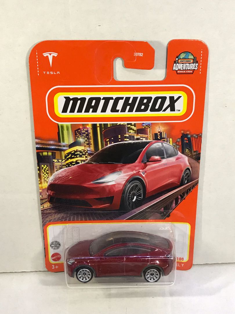 Matchbox Tesla Model Y, 興趣及遊戲, 玩具 & 遊戲類 - Carousell