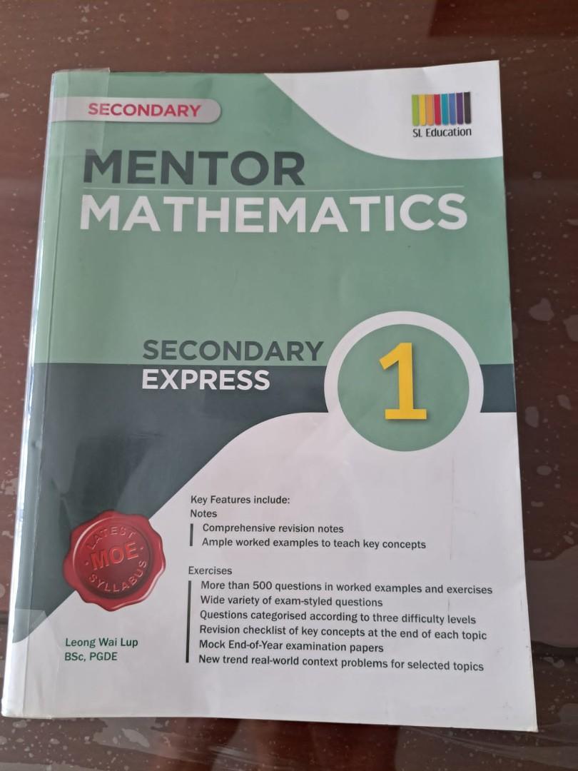 Mentor Mathematics Secondary 1, Hobbies & Toys, Books & Magazines ...