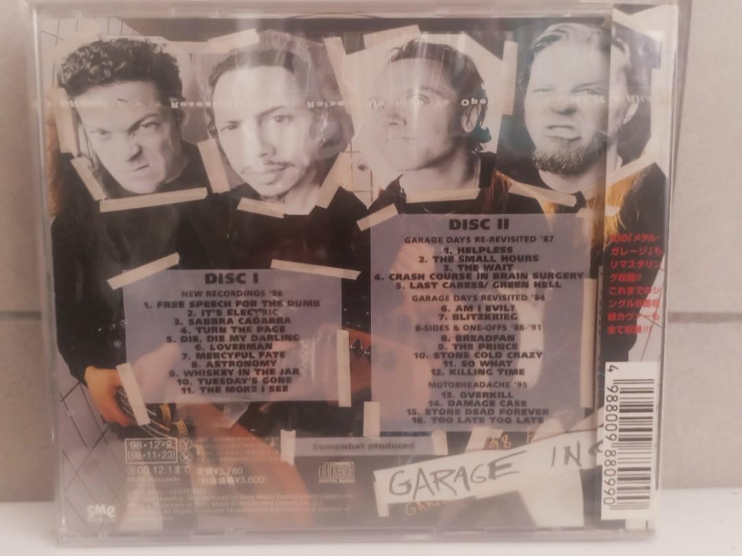 Metallica - Garage inc, Hobbies & Toys, Music & Media, CDs & DVDs on ...